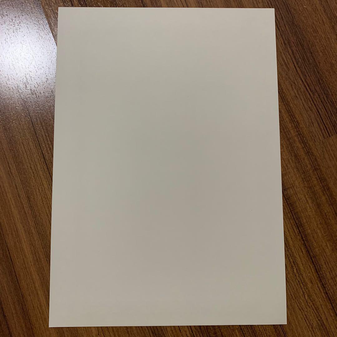 Hot Stamping Gold Border A4 180gsm paper, Hobbies & Toys, Stationery ...