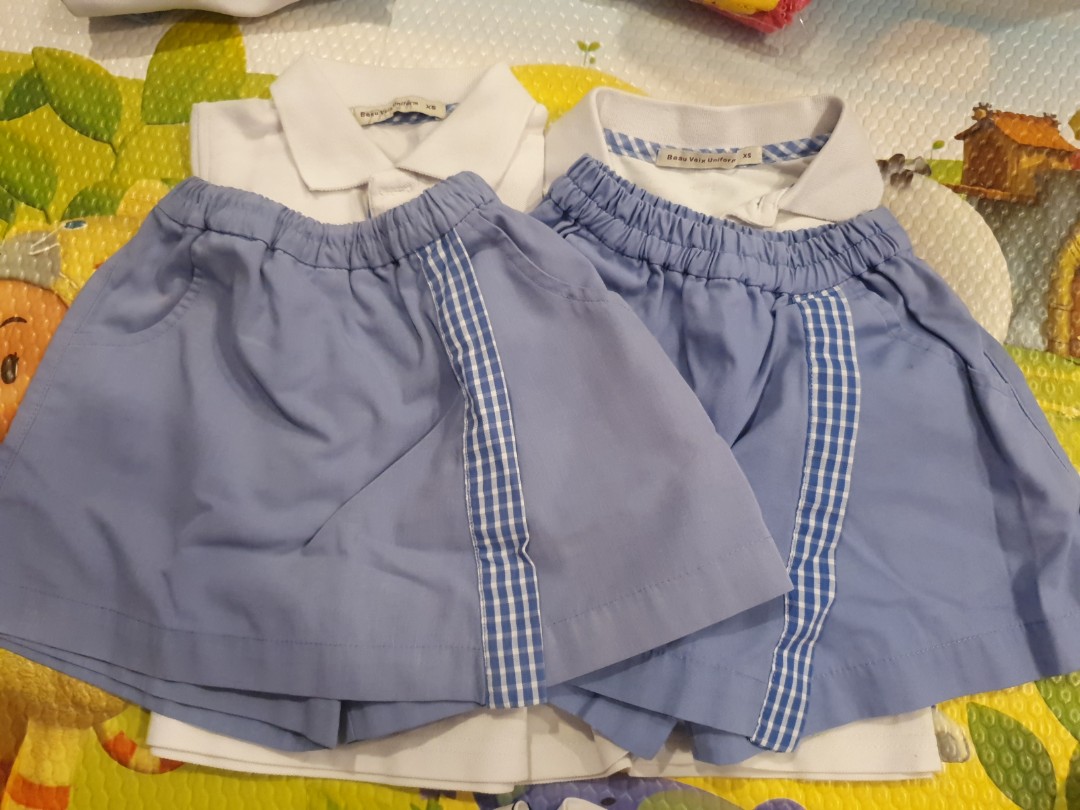 Learning vision school uniform - Girl XS, Babies & Kids, Babies & Kids ...