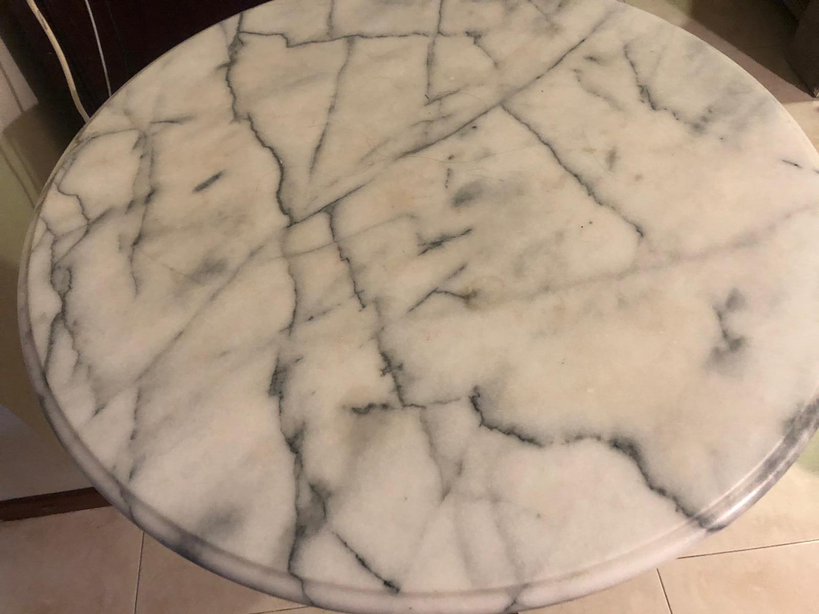 Marble Round Table, Furniture & Home Living, Furniture, Tables & Sets ...