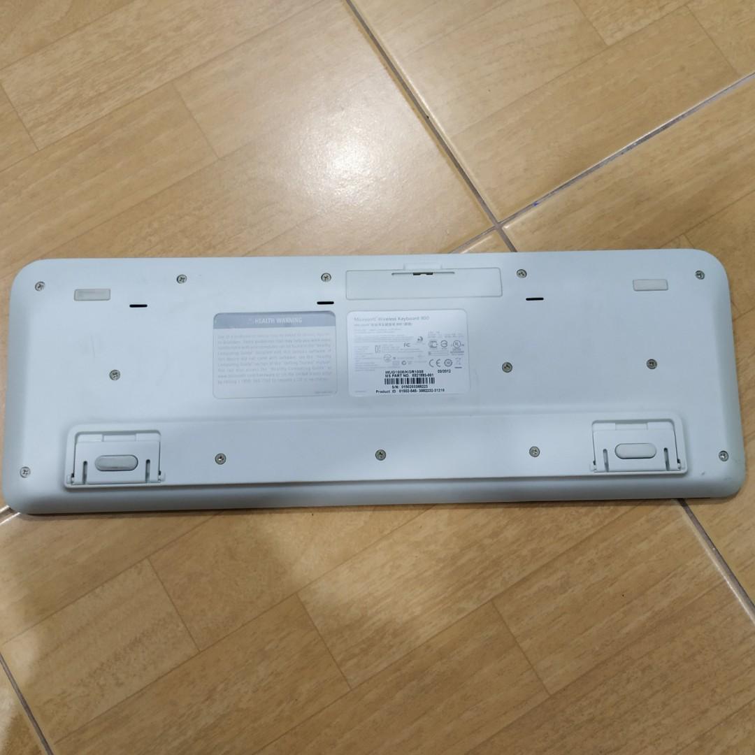 Microsoft Wireless Keyboard 800 wireless mouse 1000 USB plug desktop ...