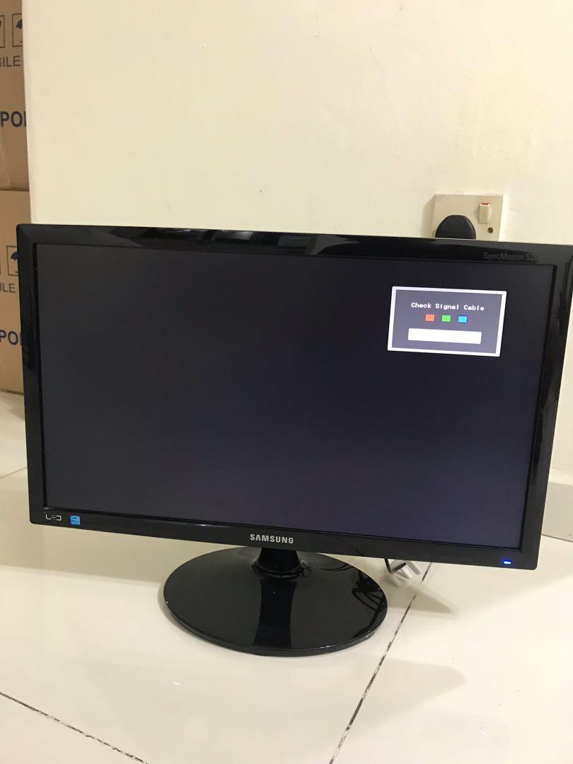 Samsung 20 inch LED monitor, Computers & Tech, Parts & Accessories ...