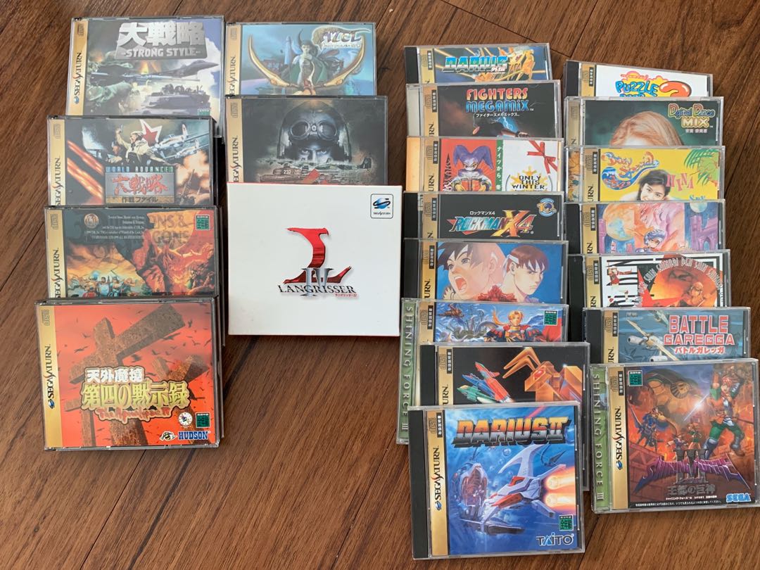 SEGA SATURN Games (all 22 CDs), Video Gaming, Gaming Accessories ...