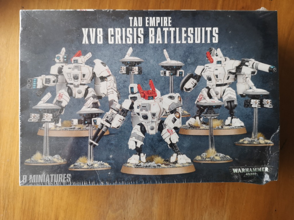 Warhammer 40K Tau Empire XV8 Crisis Battlesuits, Hobbies & Toys, Toys & Games on Carousell