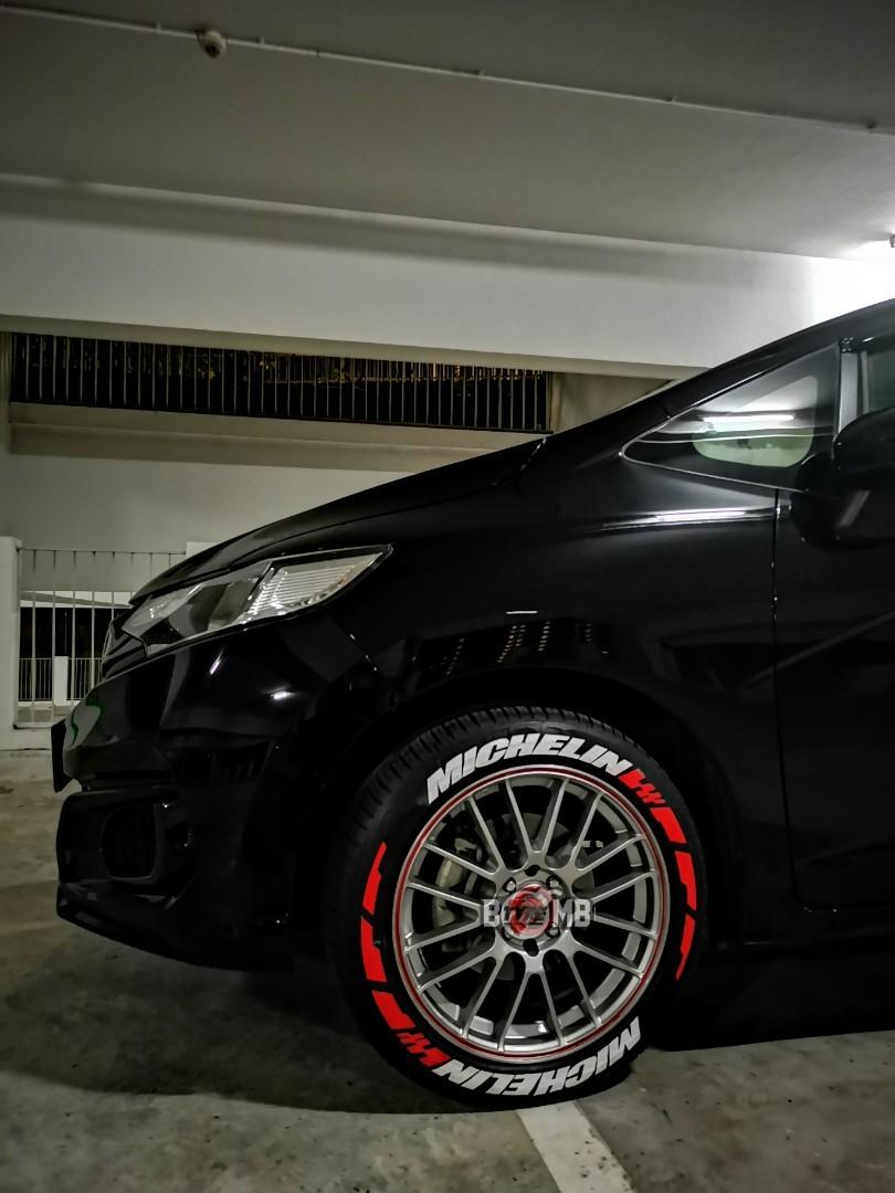 Tyrebomb / tyre tag / tyre sticker / tyre kit / tyre decal, Car ...