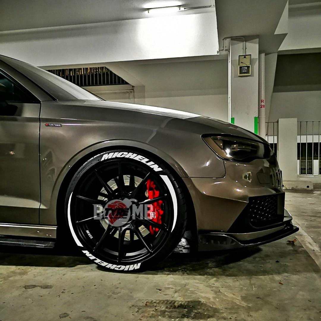 Tyrebomb / tyre tag / tyre sticker / tyre kit / tyre decal, Car ...