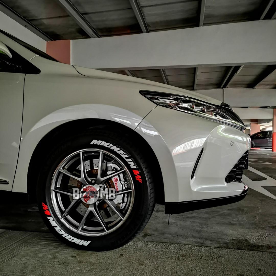 Tyrebomb / tyre tag / tyre sticker / tyre kit / tyre decal, Car ...