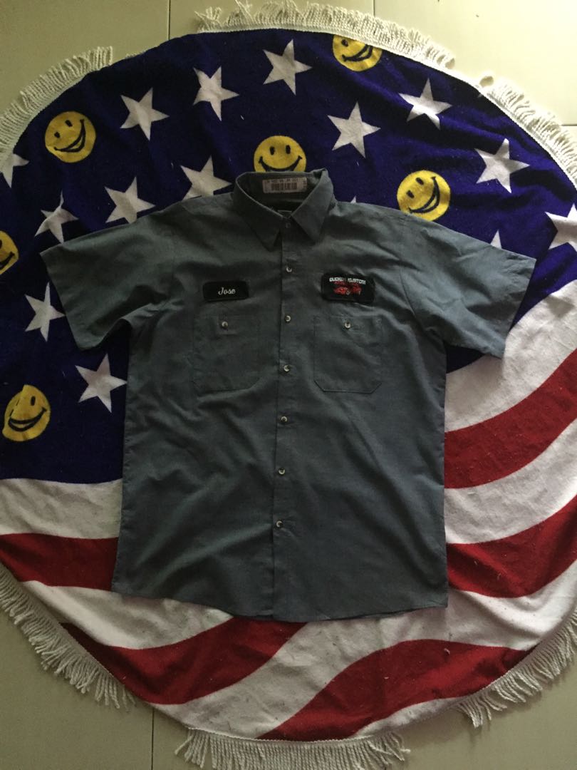 Vintage Unifirst Work Shirt, Men's Fashion, Tops & Sets, Tshirts & Polo ...