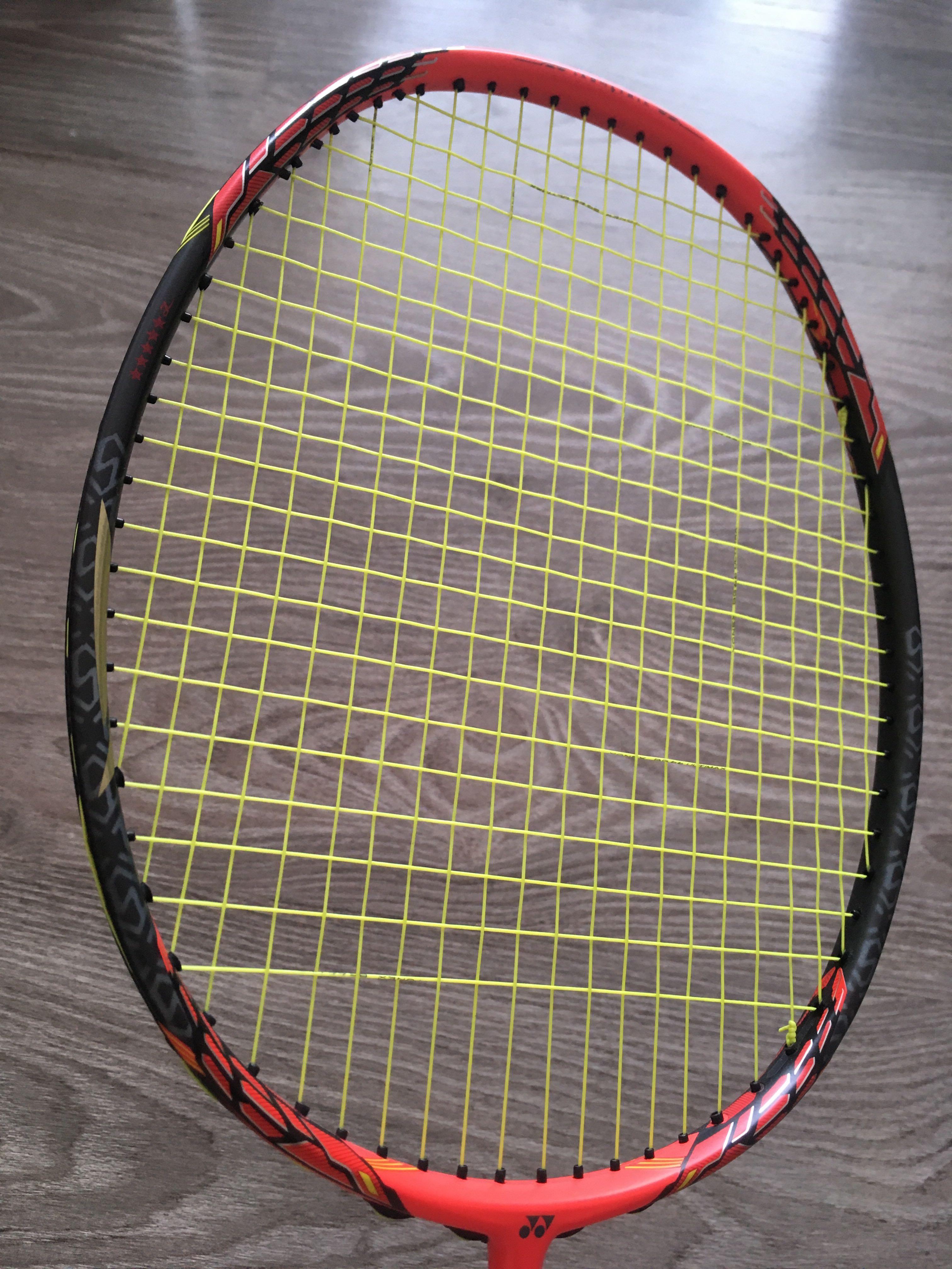 YONEX Badminton Racquet : Voltric Z-Force II; 4UG5 (Red), Sports ...