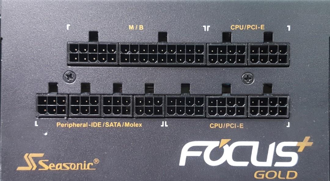 850W Focus Plus Gold Seasonic Power Supply PSU, Computers & Tech, Parts ...