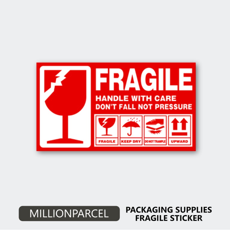 Fragile Sticker/Cargo Label/Carton Box/ Bubble Wrap/ Polymailer ...