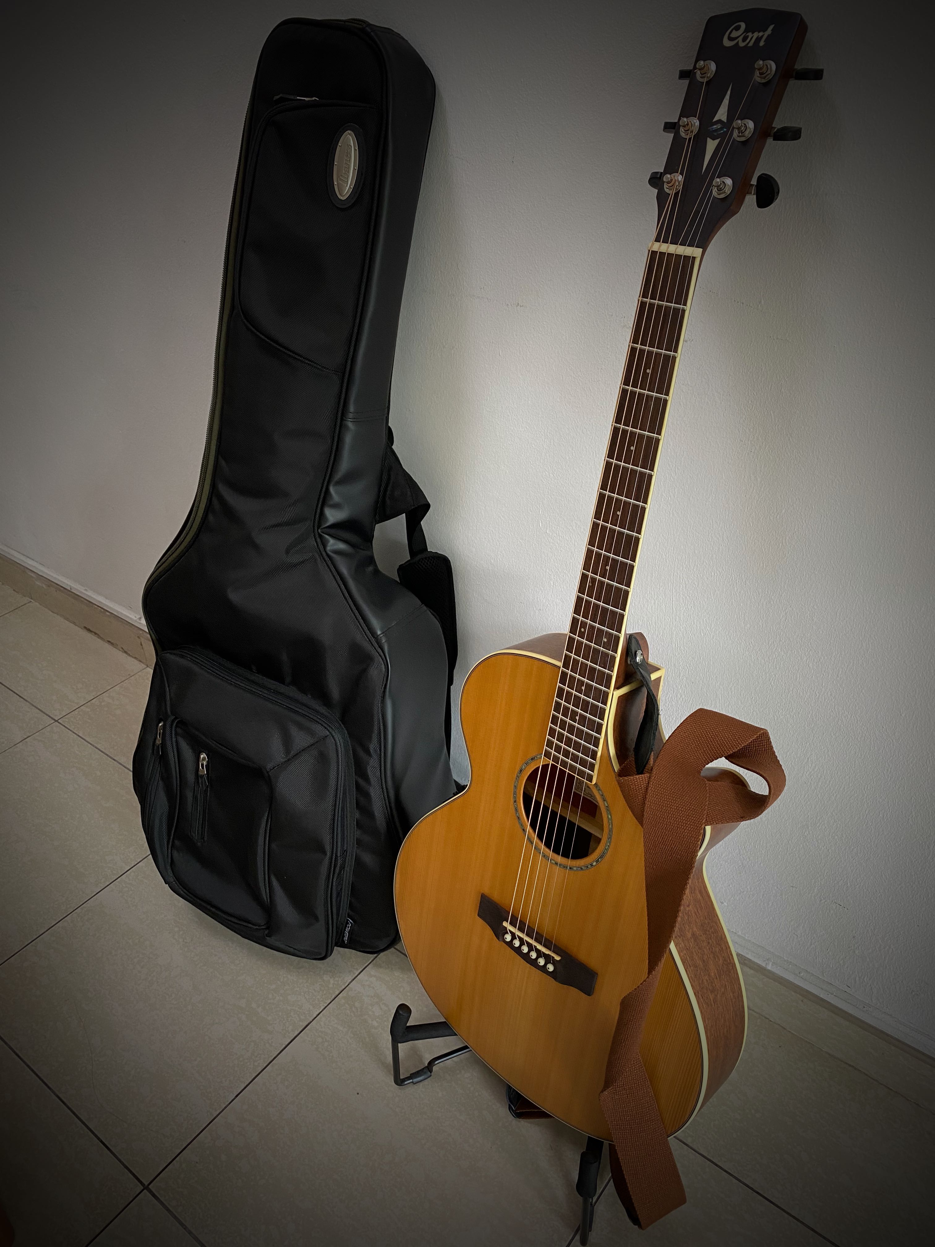 Acoustic Guitar - Cort Brand Model SFX CED NS, Hobbies & Toys, Music ...