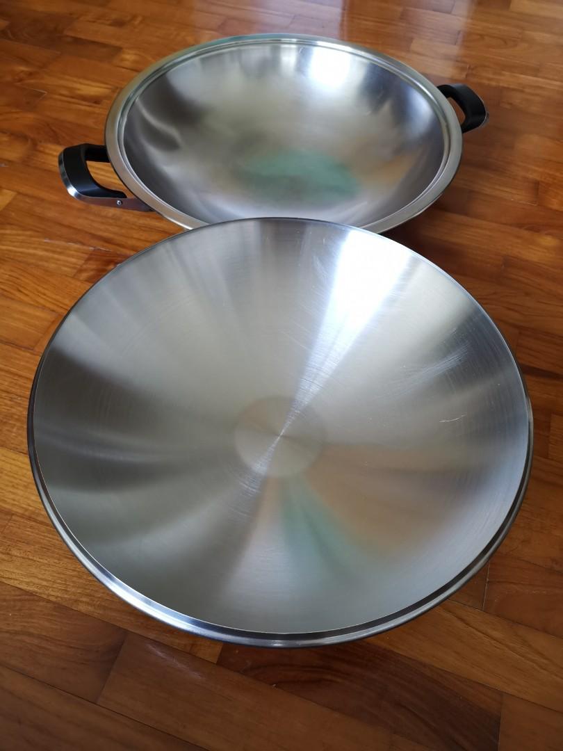 AMC WOK 40cm, Furniture & Home Living, Kitchenware & Tableware ...
