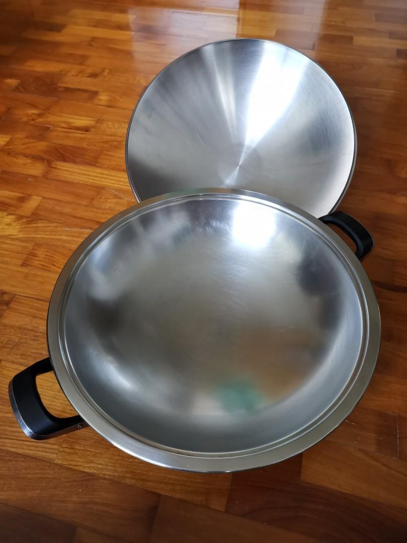 AMC WOK 40cm, Furniture & Home Living, Kitchenware & Tableware ...