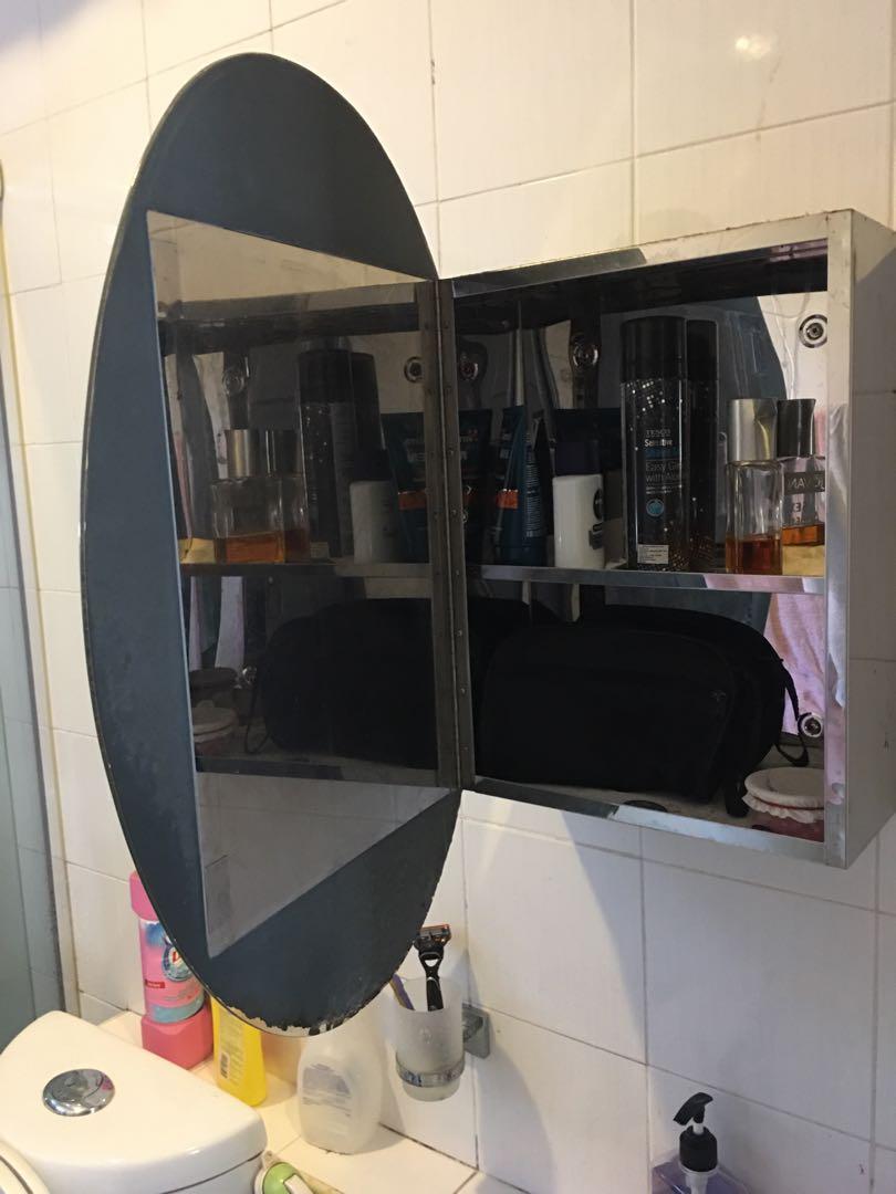 Bathroom cabinet with mirror brand Hoe Kee cheap, Furniture & Home ...