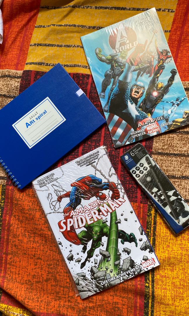 Comic painting set, Hobbies & Toys, Books & Magazines, Comics & Manga ...