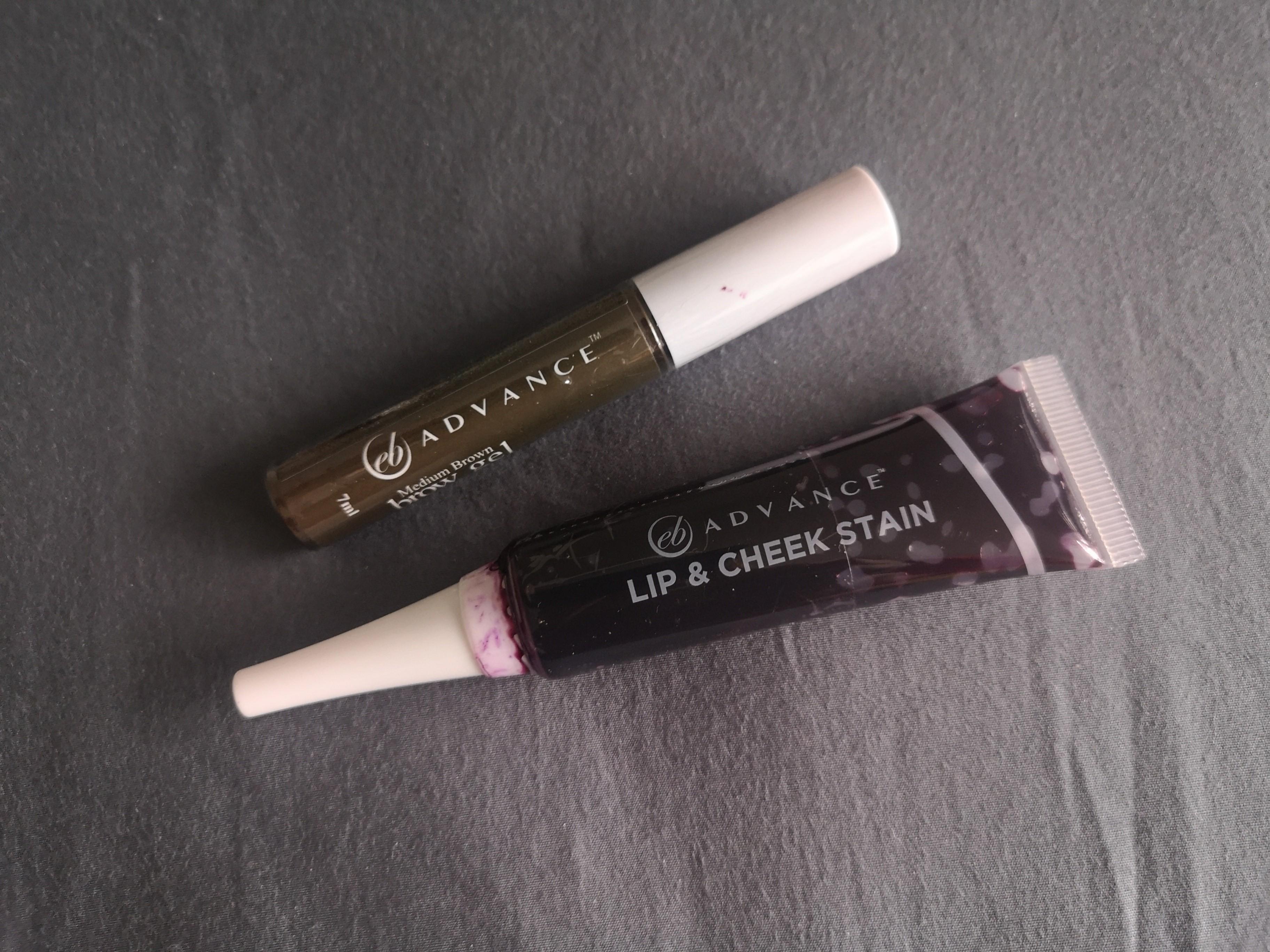EB Advance Medium Brown Brow Gel | EB Advance Lip and Cheek Tint ...