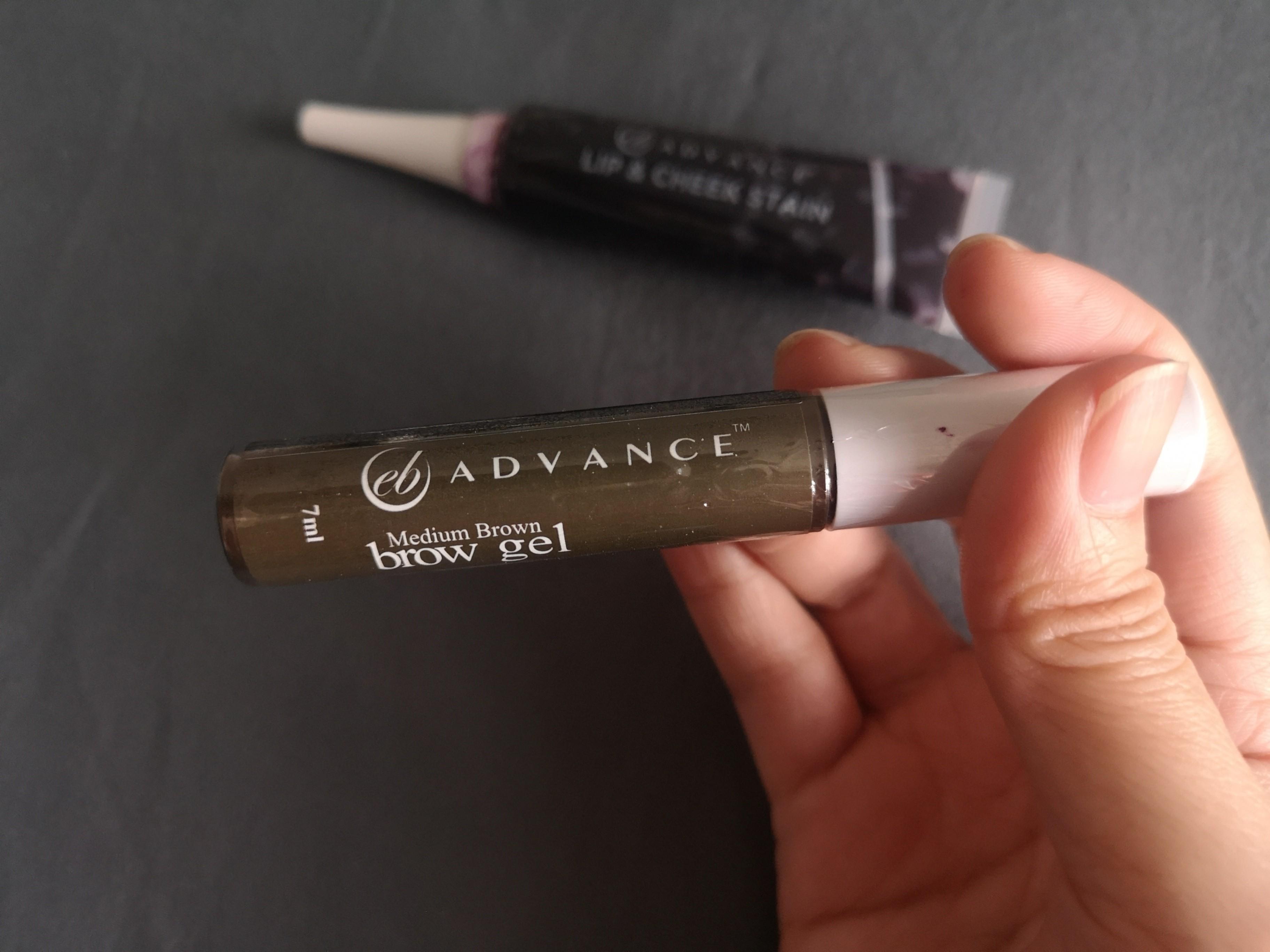EB Advance Medium Brown Brow Gel | EB Advance Lip and Cheek Tint ...