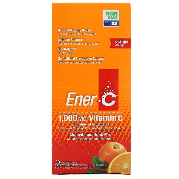 *OFFER* Ener-C 1000mg Vitamin C Multivitamin Effervescent Drink Mix ...