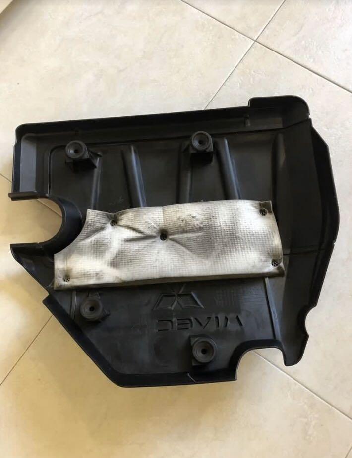 Evo X Engine Cover, Car Accessories, Accessories on Carousell
