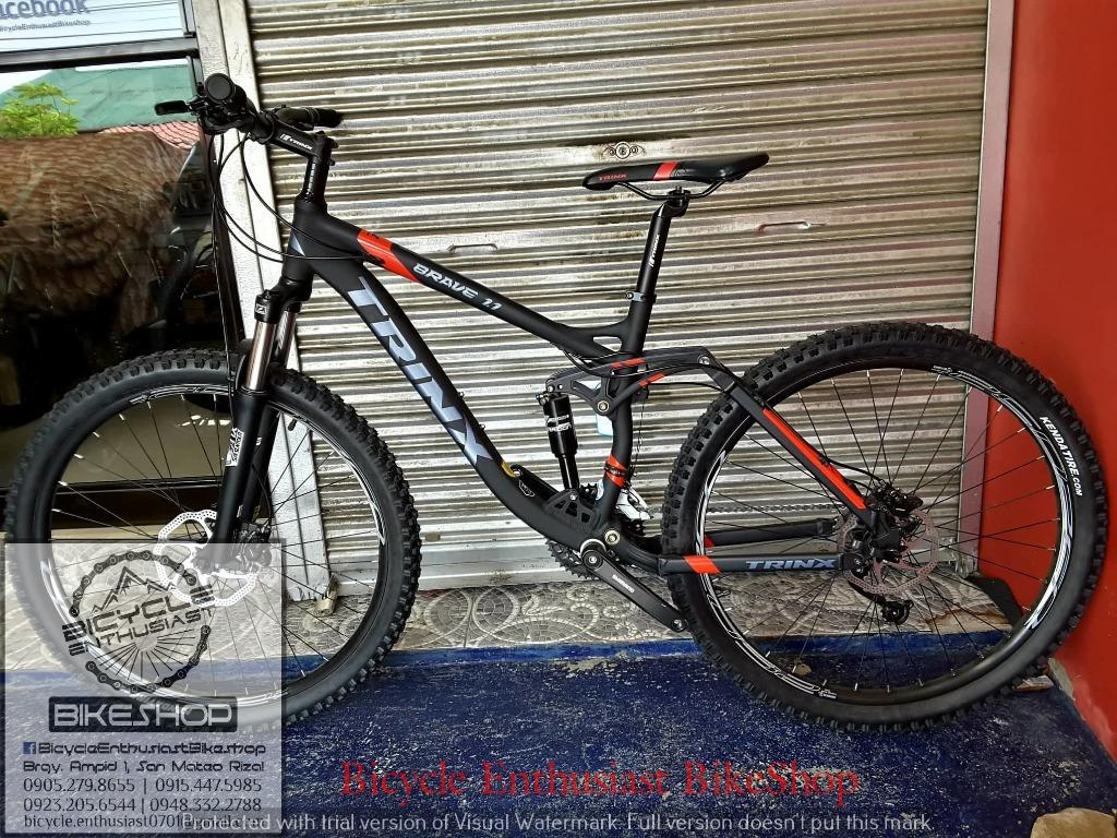 LATEST Trinx Brave 1.1 Full Suspension Mountain Bike MTB Bicycle ...