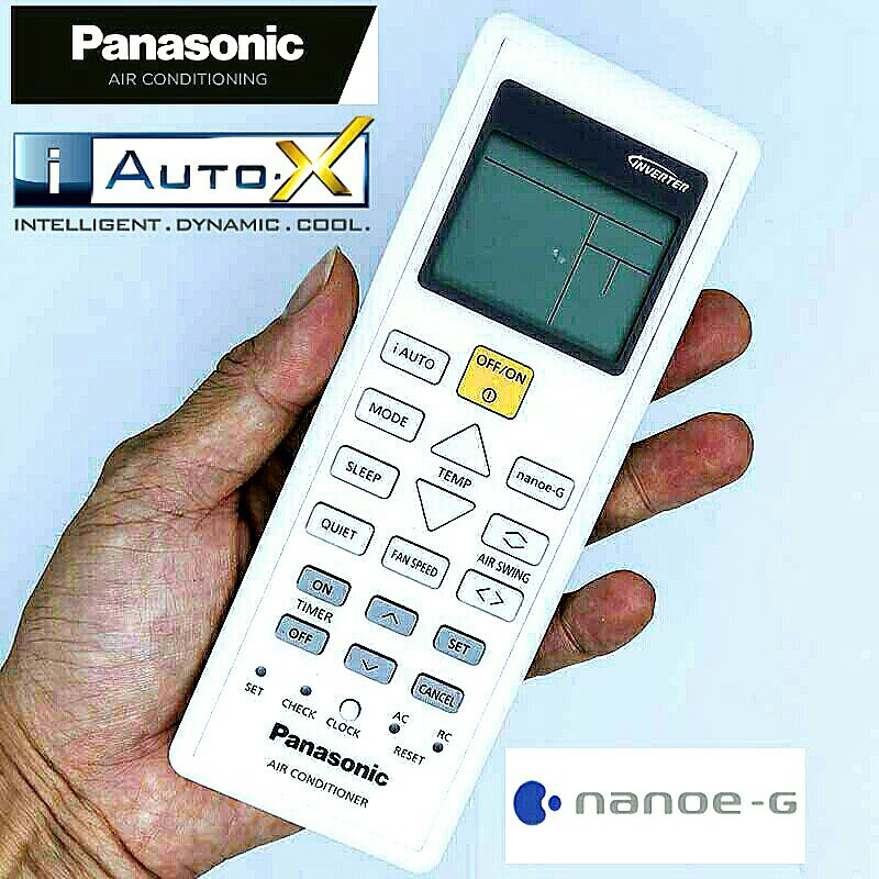 PANASONIC INVERTER AIR CONDITIONER GENUINE REMOTE CONTROL WITH BRACKET ...