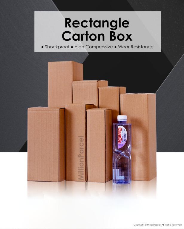 Rectangle Carton Box/ Courier Box / Mailing Box, Hobbies & Toys ...