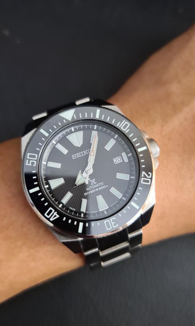 Ceramic Bezel Insert for Seiko Samurai LUMED!, Luxury, Watches on Carousell