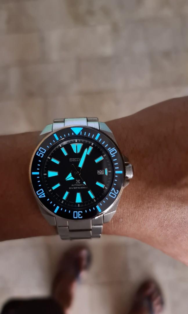 Ceramic Bezel Insert for Seiko Samurai LUMED!, Luxury, Watches on Carousell