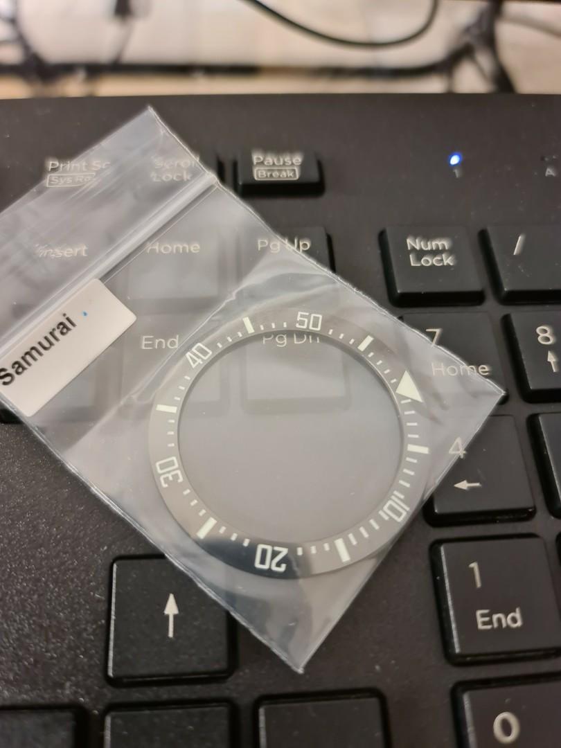 Ceramic Bezel Insert for Seiko Samurai LUMED!, Luxury, Watches on Carousell