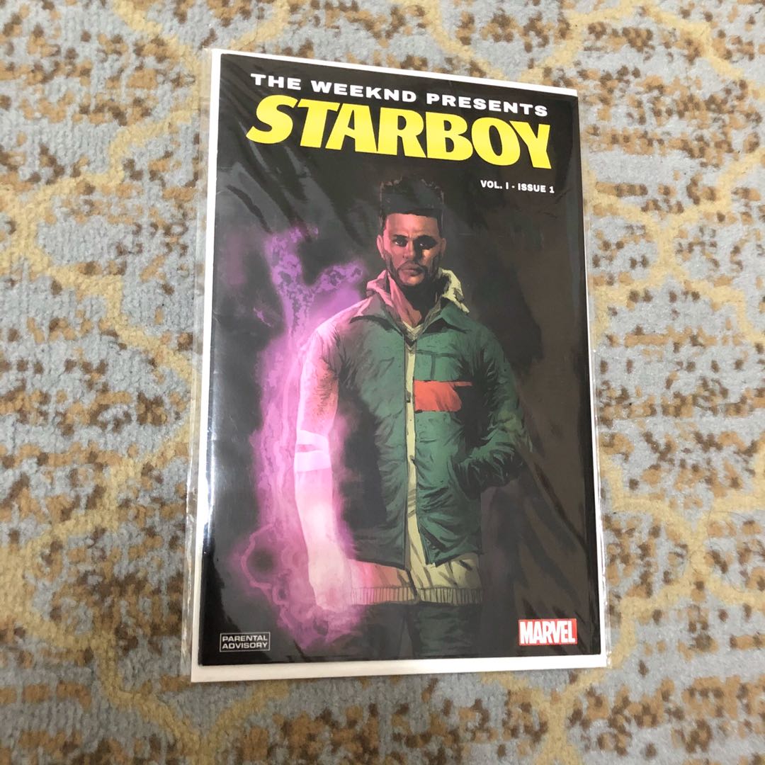 The Weeknd x Marvel Starboy Comic Rare Variant, Hobbies & Toys, Books ...