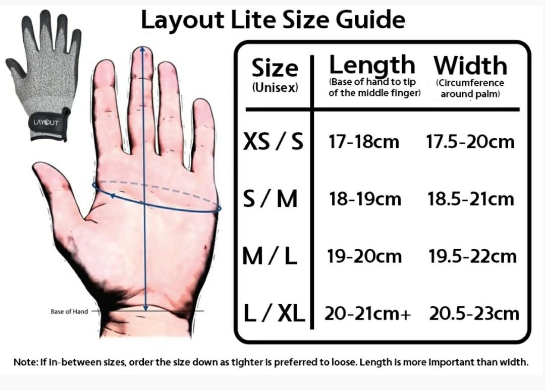 Ultimate Frisbee Layout Gloves, Sports Equipment, Sports & Games ...