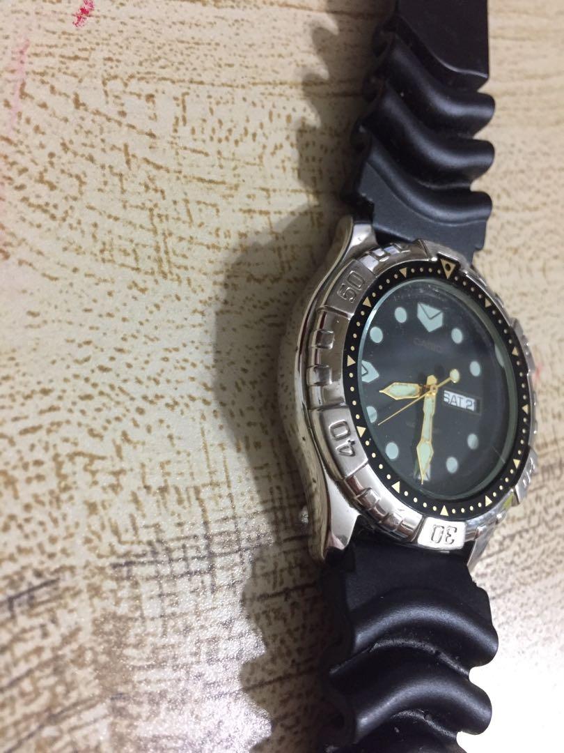 Vintage Casio Divers Watch, Luxury, Watches on Carousell