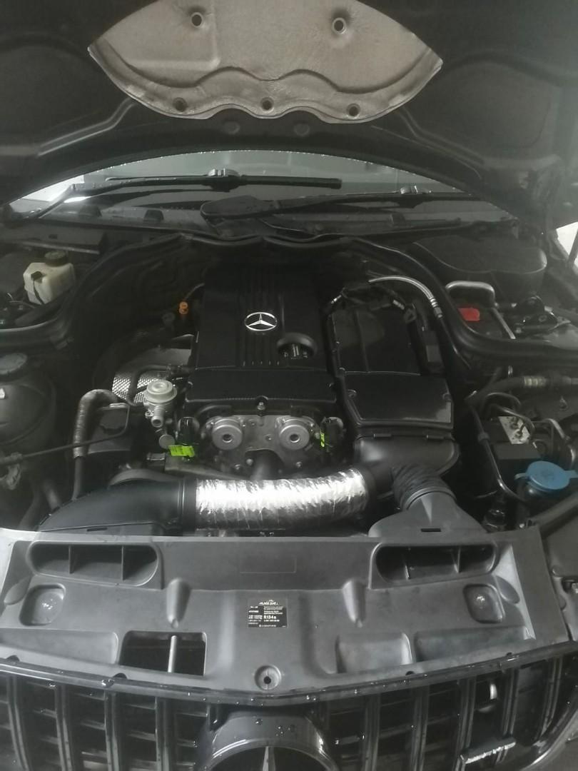 W204 Kompressor intake modification, Car Accessories, Accessories on ...