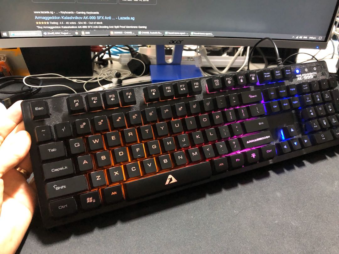 ARMAGGEDDON Kalashnikov AK-99 SFX Keyboard, Electronics, Computer Parts ...