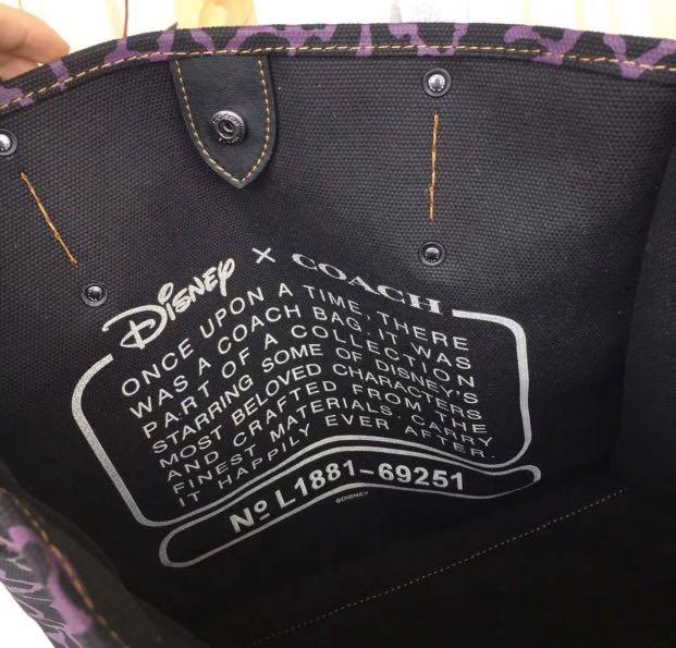 Authentic coach 69251 Disney rabbit collection shoulder totes bag ...