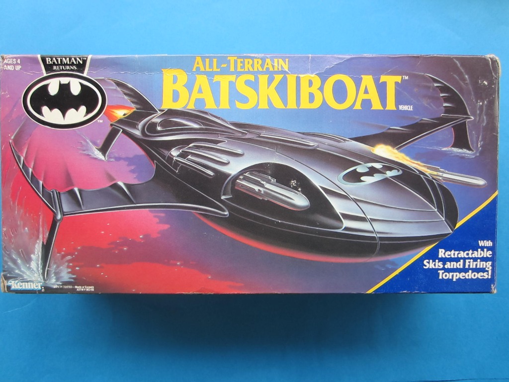 Batman Returns ALL TERRAIN BATSKIBOAT Kenner 1992, 興趣及遊戲, 玩具 & 遊戲類 ...