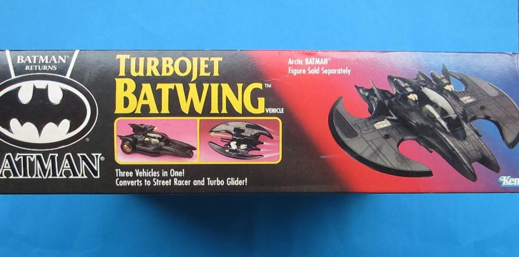 Batman Returns Turbojet Batwing 1991 Kenner, 興趣及遊戲, 玩具 & 遊戲類 - Carousell