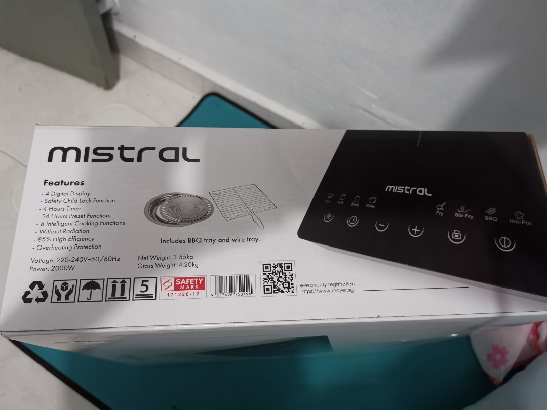BNIB Mistral Ceramic Cooker MCC317, TV & Home Appliances, Kitchen ...