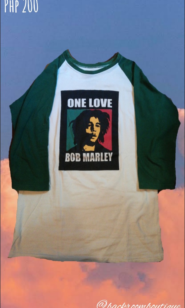Bob Marley 3/4 Sleeves, Men's Fashion, Tops & Sets, Sleep and ...