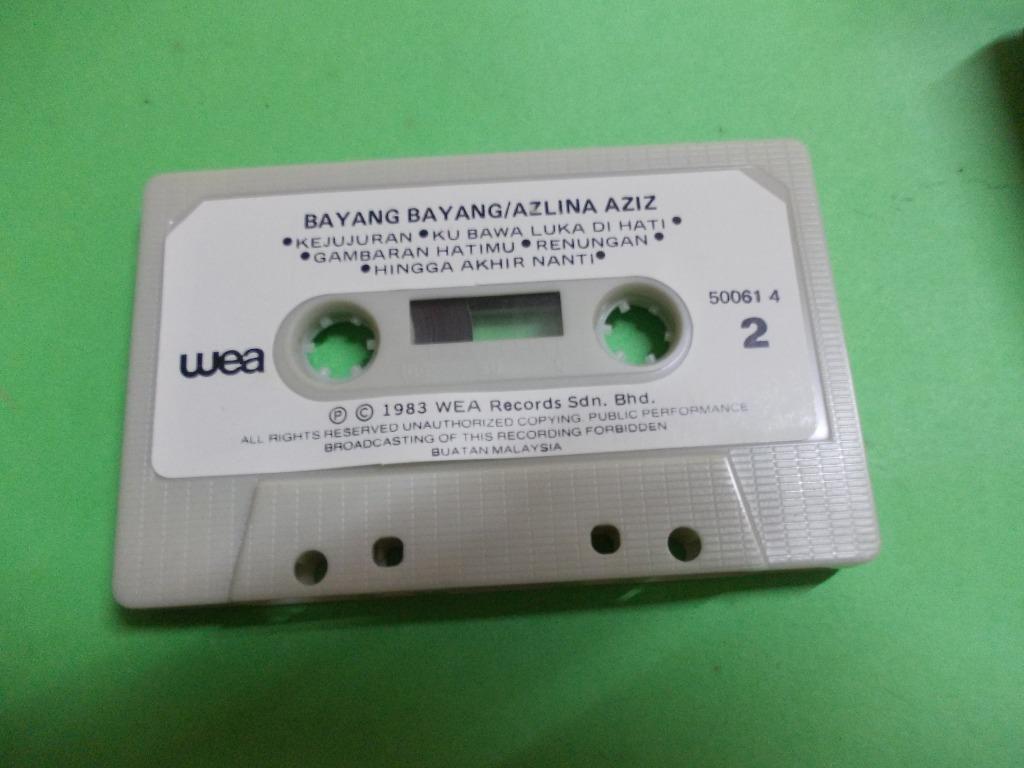CASSETTE / KASET AZLINA AZIZ : BAYANG-BAYANG ALBUM (1984) ANITA SARAWAK ...