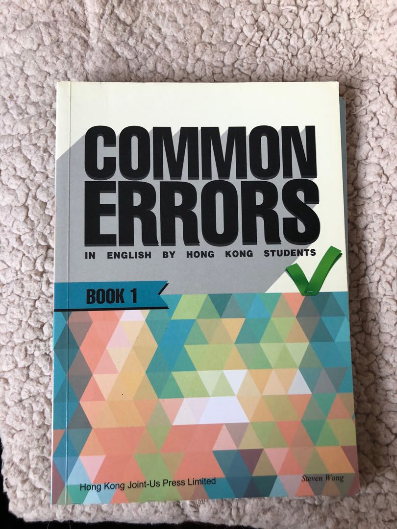 Common errors book 1 and book2 英文練習書, 興趣及遊戲, 書本 & 文具, 書本及雜誌 - 補充練習 ...