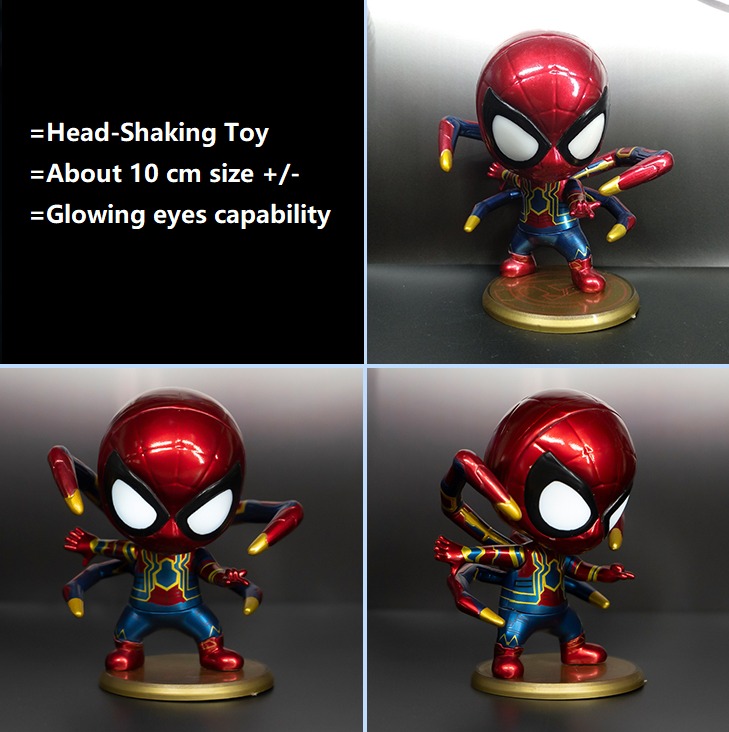 Cute Spiderman (Head-shake toy)(Ready Stock), Hobbies & Toys, Toys ...