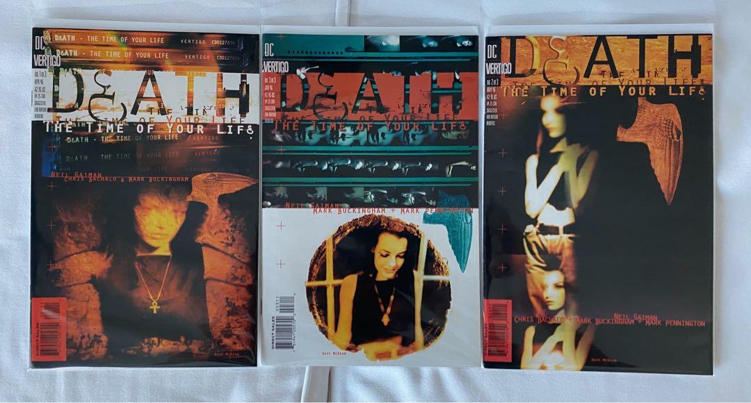 DC Vertigo Death the Time of Your Life #1 2 3 Neil Gaiman Comic Book ...
