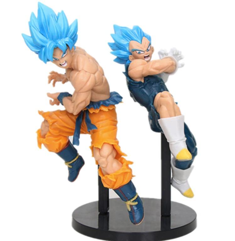 Dragon Ball Super FAG FIGHTERS Goku Vegeta VS Broly Blue Hair Battle ...