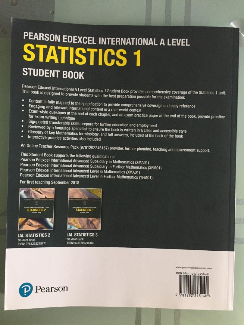 Edexcel International A Level Statistics 1 Student Book IAL Pearson ... Edexcel International A Level Statistics 1 Student Book IAL Pearson ...