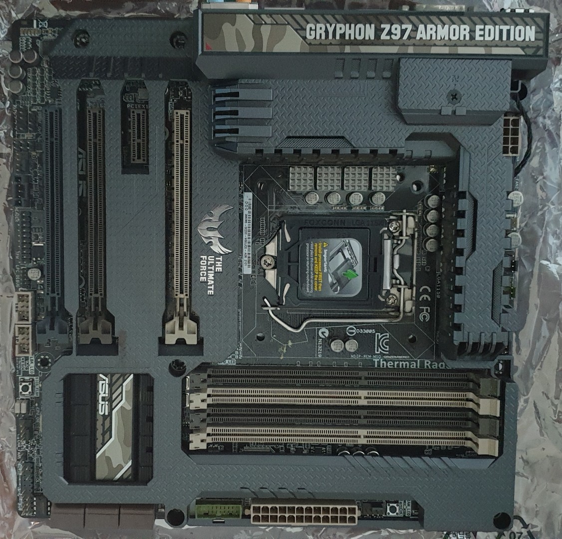 FAULTY Motherboard Gryphon Z97 Armour Edition, Computers & Tech, Parts ...