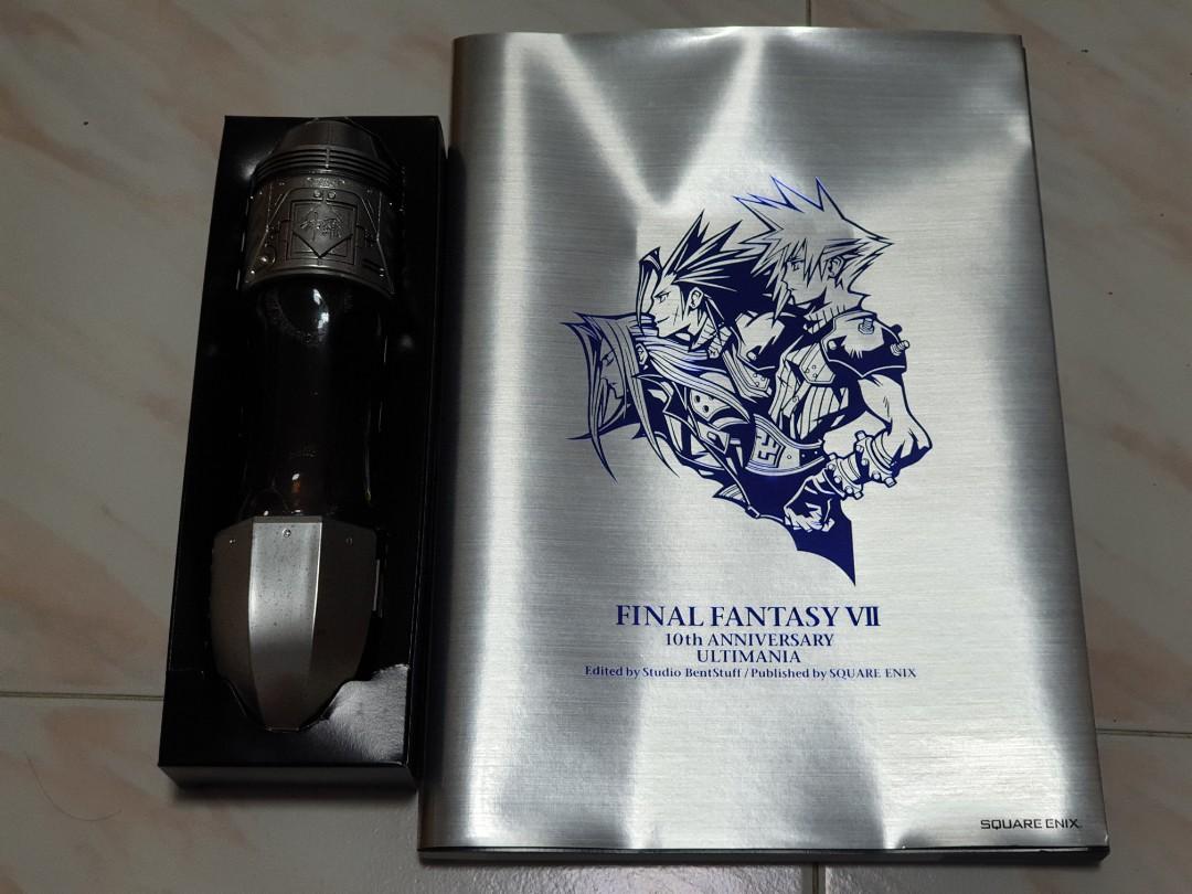 Ff7 vii 10th anniversary potion with ultimania art book, Hobbies & Toys, Toys & Games on Carousell