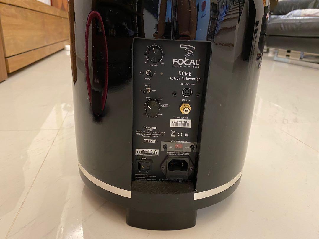 Focal Dome Active Subwoofer, Audio, Soundbars, Speakers & Amplifiers on ...