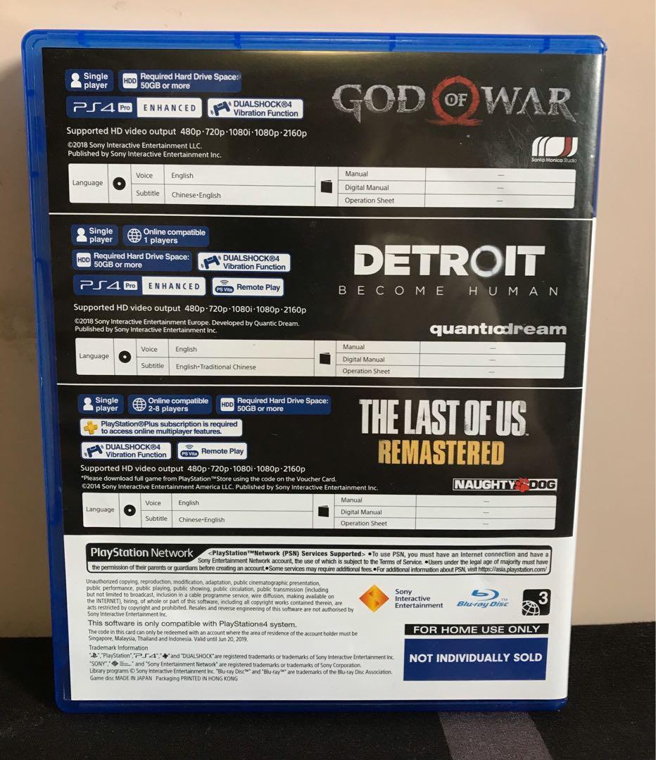 God of War & Detroit Become Human, Video Gaming, Video Games ...