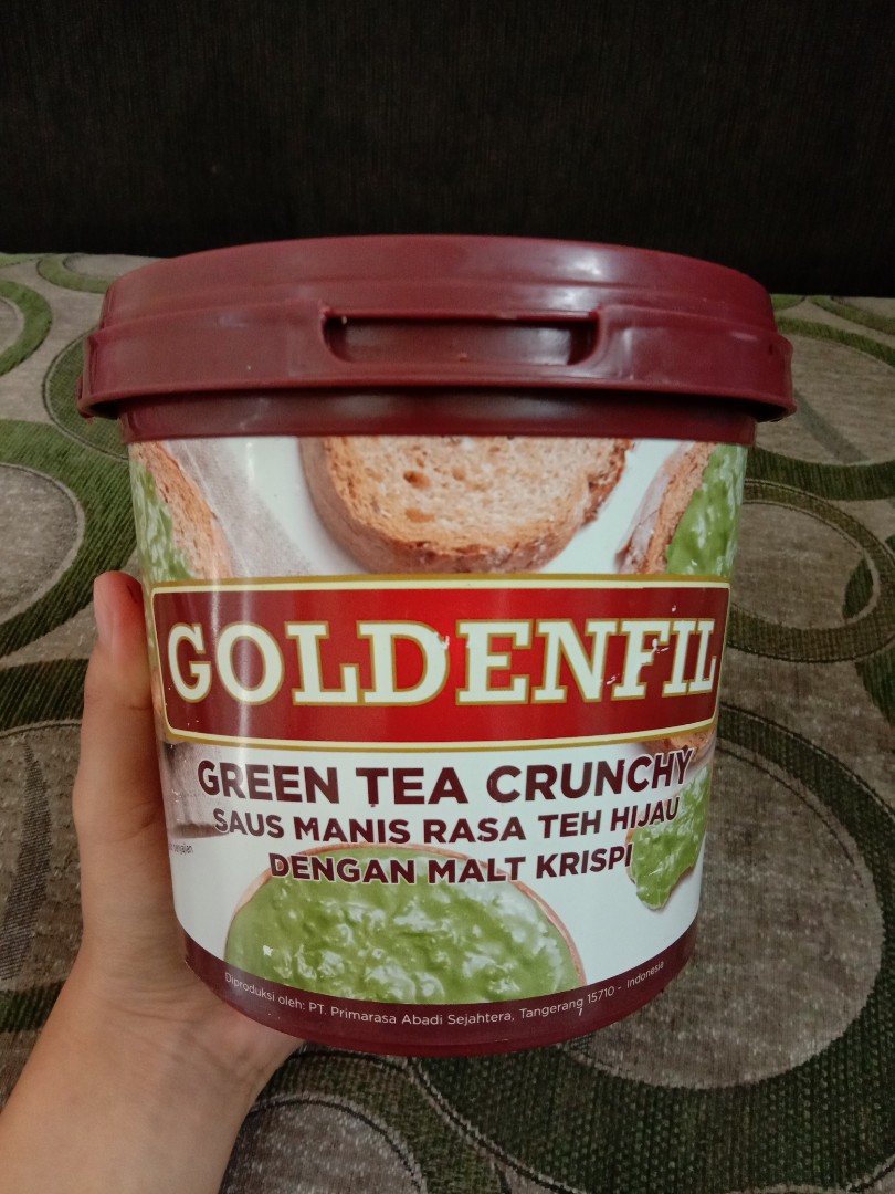 Gree Tea Crunchy Goldenfil Saus Manis dengan Malt Krispi Rasa Teh Hijau ...